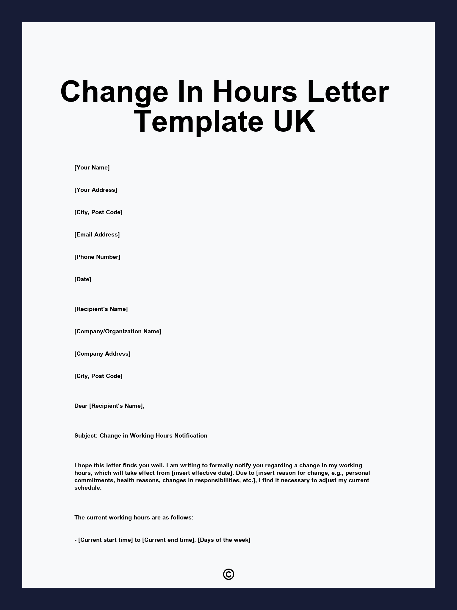 Work Schedule Change Letter Sample Free Salary Verification Letter